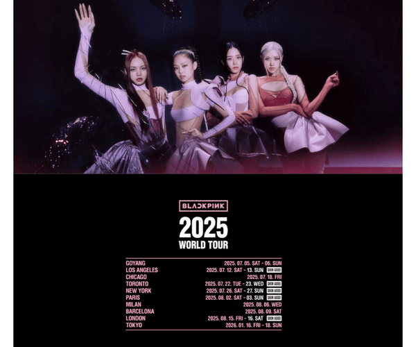 BLACKPINK Announces Their 2025 World Tour – Kpop Exchange