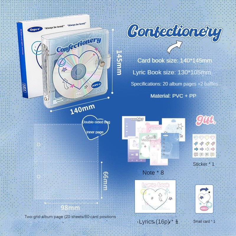 KPOP Retro CD Photocards Collect Book Binder – Kpop Exchange