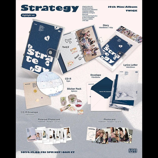 TWICE Strategy Album - 14th Mini Album Collection – Kpop Exchange