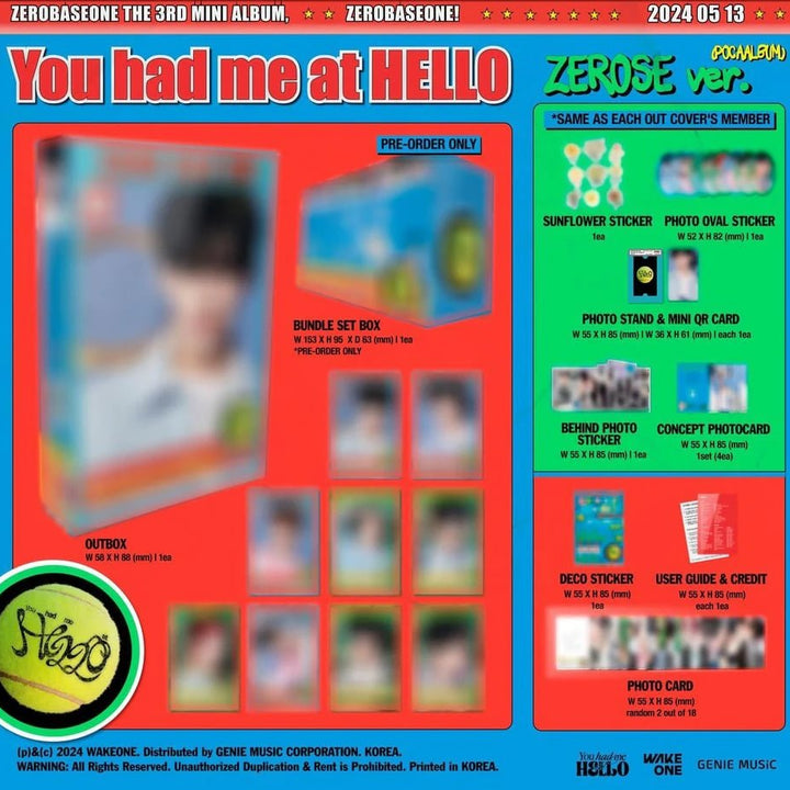 Buy Zerobaseone Products Online | Official Merchandise Store – Kpop ...