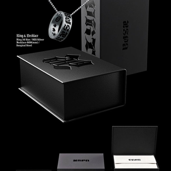 aespa Dirty Crew Ring – Official Limited Edition Jewelry Set (925 Silver + Photocards) – Kpop ...