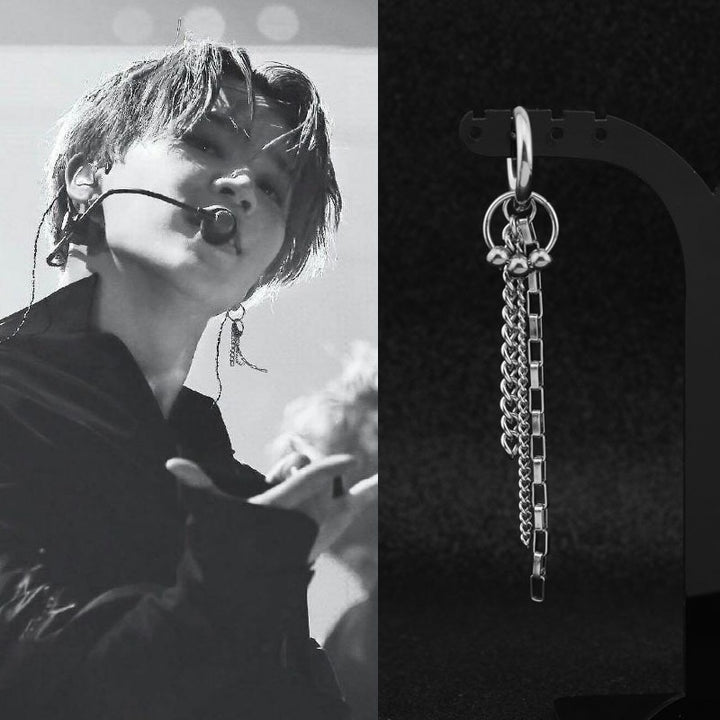 BTS Suga Paper Chain Dangle Earrings – Kpop Exchange
